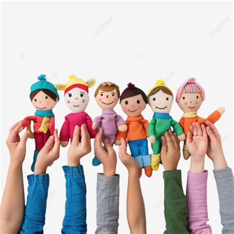 손가락 인형을 만들고 노는 아이들 어린이 클립 클립 아트 Png 일러스트 및 이미지 에 대한 무료 다운로드 Pngtree