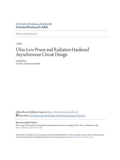 fillable online ultra low power and radiation hardened asynchronous