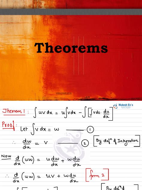 theorems part 1 pdf mathematics mathematical analysis