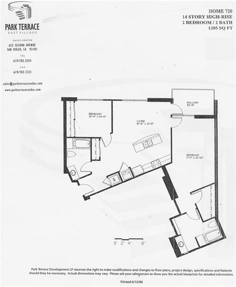 Park Terrace Floor Plans Floorplan Categories San Diego Downtown