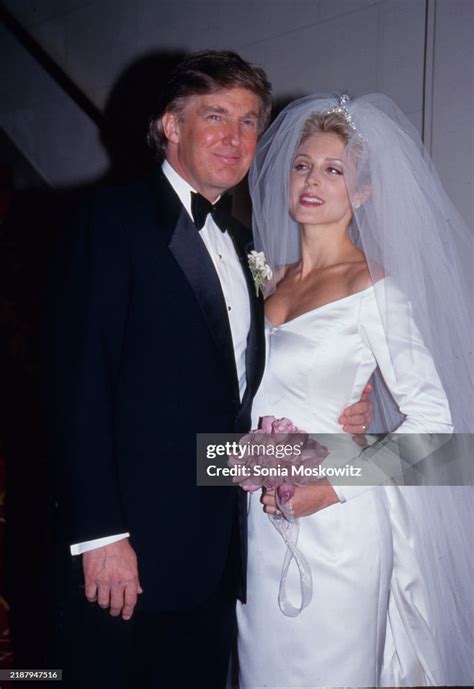 Donald Trump And Marla Maples On Their Wedding Daydecember 20 1993