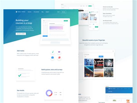 Table Mesa Courses By Alex Lauderdale On Dribbble