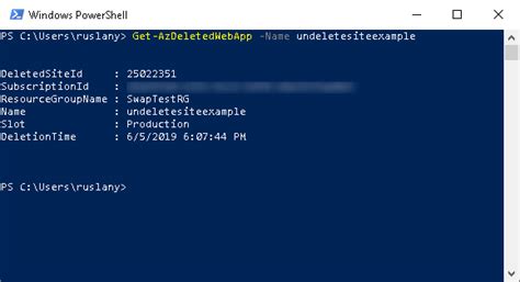 How To Restore A Deleted Azure Web App Ruslany Blog