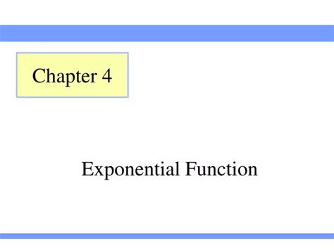 PPT Exponential Function PowerPoint Presentation Free Download ID
