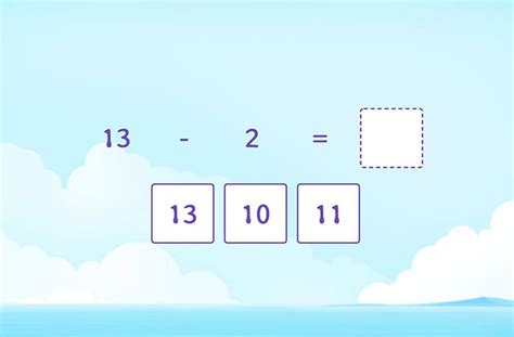 free counting back to subtract game splashlearn