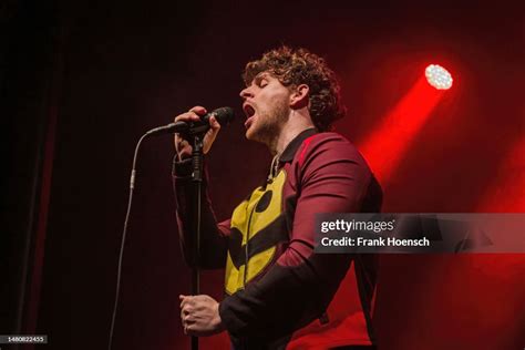 British Singer Tom Grennan Performs Live On Stage During A Concert At