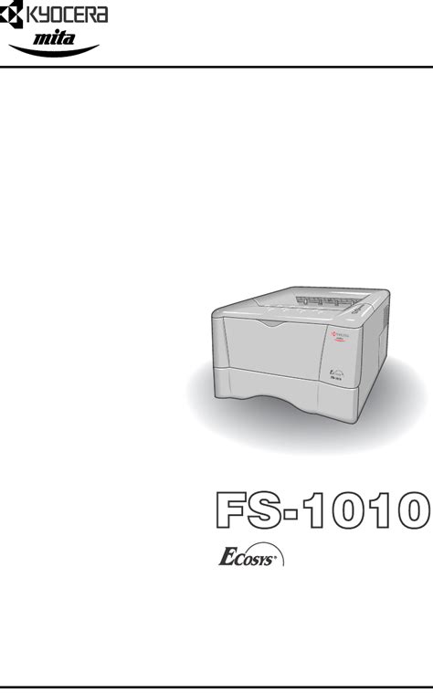 Handleiding Kyocera Fs1010 Pagina 1 Van 24 Nederlands