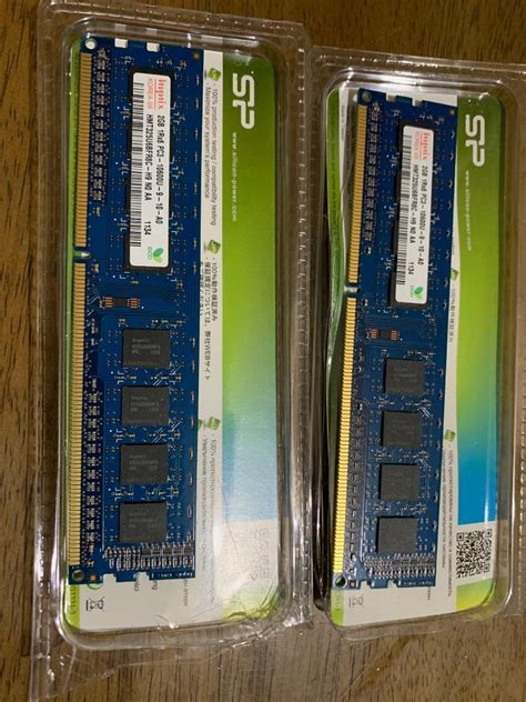 Pc3 10600u Ddr3 1333 240pin 2gb × 2枚 メルカリ