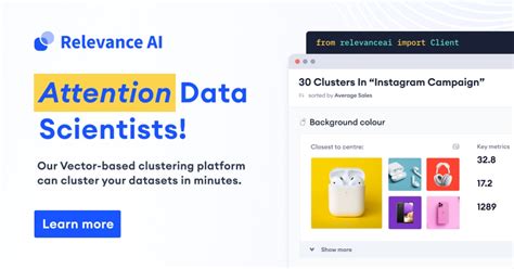 Relevance Ai On Linkedin Clustering Vector Based Clustering Cluster Unstructured Data
