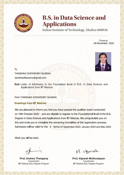 Tanishka Saxena On Linkedin Engineering Datascience Iitmadras 11