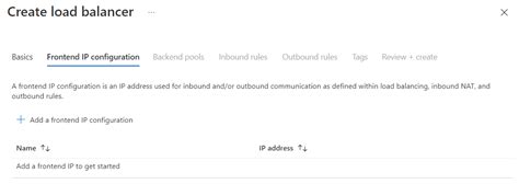 Azure Load Balancer 入口網站設定 Microsoft Learn