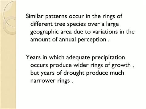 Tree Ring Analysis PPT