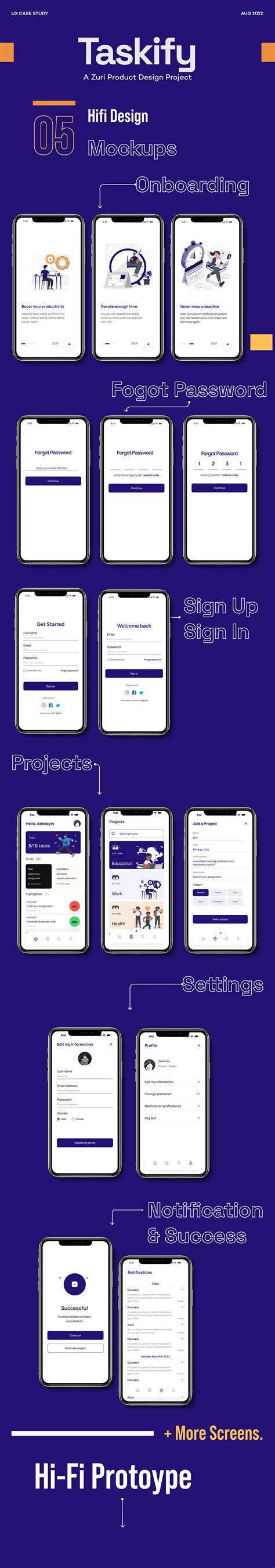 UX CASE STUDY TASK MANAGEMENT APP On Behance UX CASE STUDY TASK MANAGEMENT APP On Behance