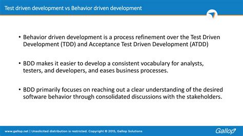 Test Driven Development Vs Behavior Driven Development Pdf
