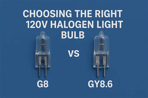G8 Vs Gy8 6 Choosing The Right 120v Halogen Light Bulb 12vmonster Lighting