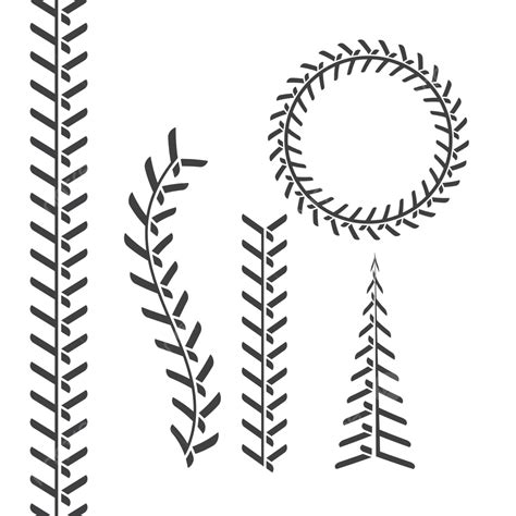 Tire Track Vector Illustration Pattern Auto Fog Vector Pattern Auto