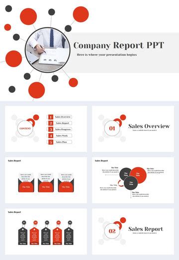 Company Department Performance Report Ppt PowerPoint PPTX Template Free Download Pikbest