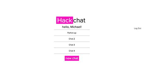 HackChat Devpost