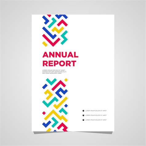 Premium Vector Cover Design Template Corporate Business Annual Report Vector Template