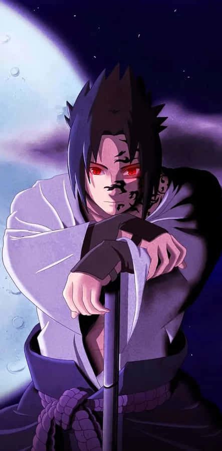 Sasuke Uchiha Night Sky Mobile Wallpaper Wallpaper Wallpapersok