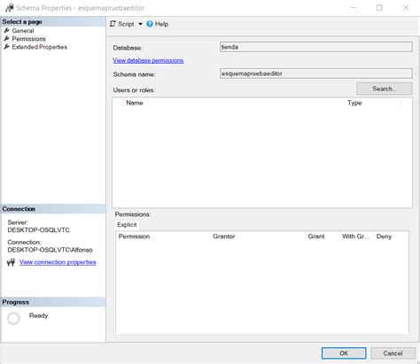 CREATE SCHEMA Statement In Transact SQL