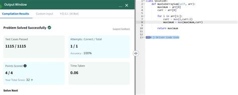 160daysofcode Geeksforgeeks Dsa Python Kadanealgorithm