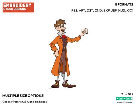 Human Jaq Disney S Cinderella Embroidery Design In 3 Sizes 8 Formats Embroidery Stock