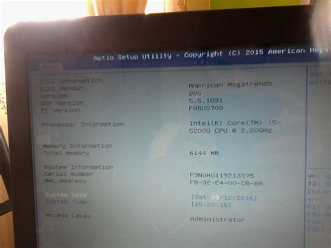 what is aptio setup utility pootercg