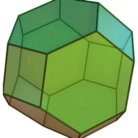 Truncated Octahedron Wikipedia 2017 Image Licensed Under The Download Scientific Diagram
