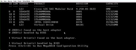 Add Virtual Drive In The Modular RAID Controller Cisco