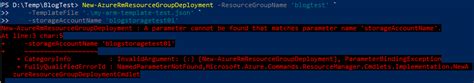 How To Troubleshoot New Azurermresourcegroupdeployment ‘parameter