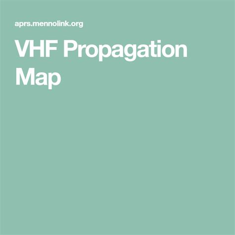 Vhf Uhf Radio Propagation Coverage Tool At Kaitlyn Corkill Blog