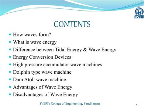 Wave Energy By R D Solage Pptx