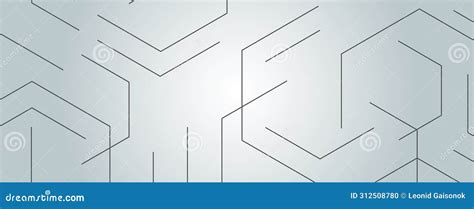 Vector Abstract Background With Connecting Dots And Lines Molecule