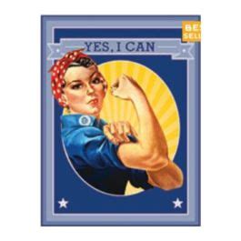 Yes I Can Rosie The Riveter Notecard