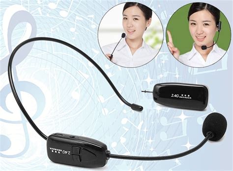 Micro không dây đeo tai thuyết trình giảng dạy bền lâu tiếng trong