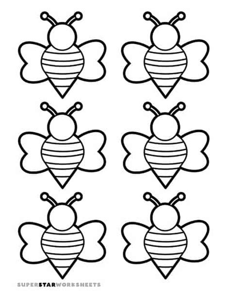 Bee Printable Template