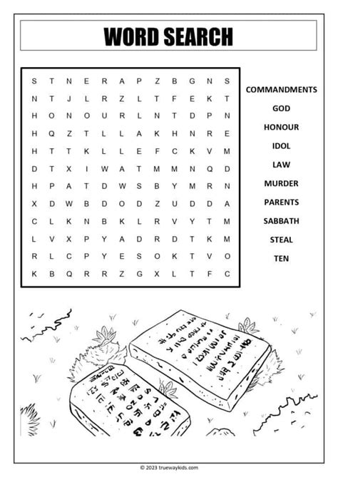 Ten Commandments Printable Pdf