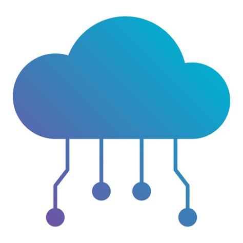 Cloud Computing Generic Gradient Fill Icon