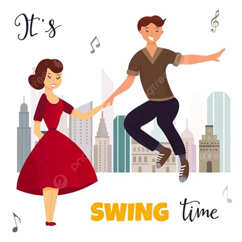 부기 우기 포스터를 춤추는 커플의 밝은 그림 템플릿 Psd 다운로드 디자인 자료 다운로드