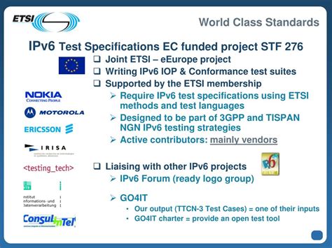 PPT European IPv6 Test Capability PowerPoint Presentation Free Download ID 6354033