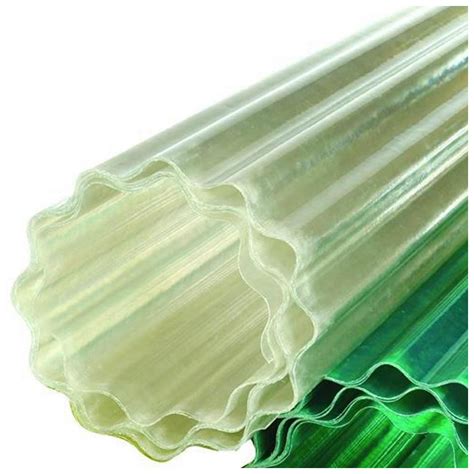 Corrugated And Smooth Fiberglass Rolls Height Cm 100 Colore Verde