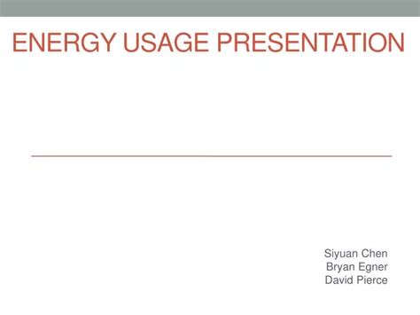 PPT Energy Usage Presentation PowerPoint Presentation Free Download ID 2503995