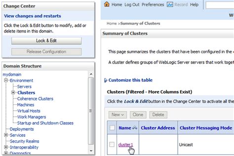 Oracle Weblogic Server 12c Creating A Basic Cluster