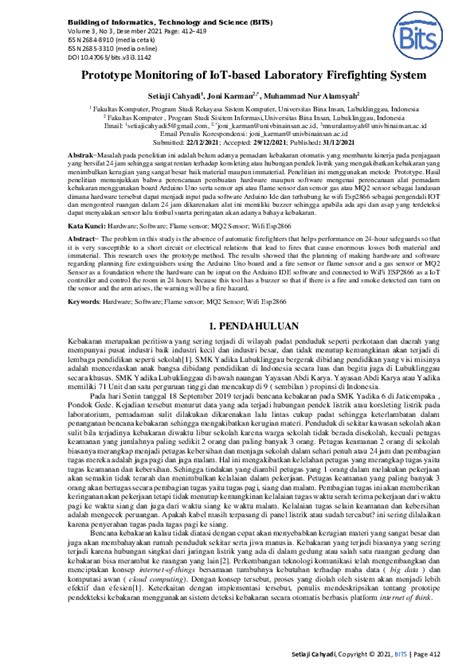 pdf prototype monitoring of iot based laboratory firefighting system