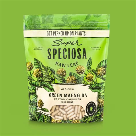 Green Maeng Da Kratom Capsules 1000 Count Sacred Plant Life Ltd