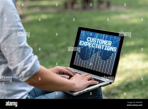 Text Caption Presenting Customer Expectations Internet Concept