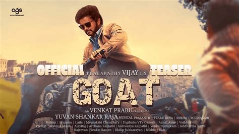 GOAT : Official Teaser | Thalapathy Vijay | Venkat Prabu - YouTube