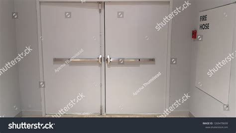 Emergency Exit Door Fire Alarm Switch Stock Photo 1269478699 Shutterstock