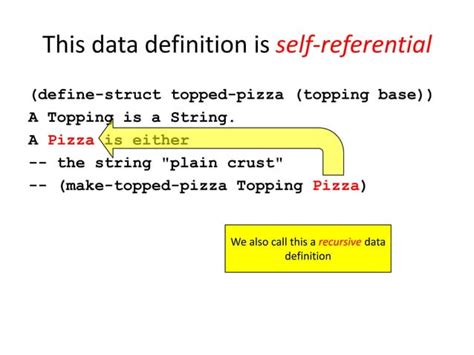 Week 02 Lesson 02 Recursive Data Definitions Ppt